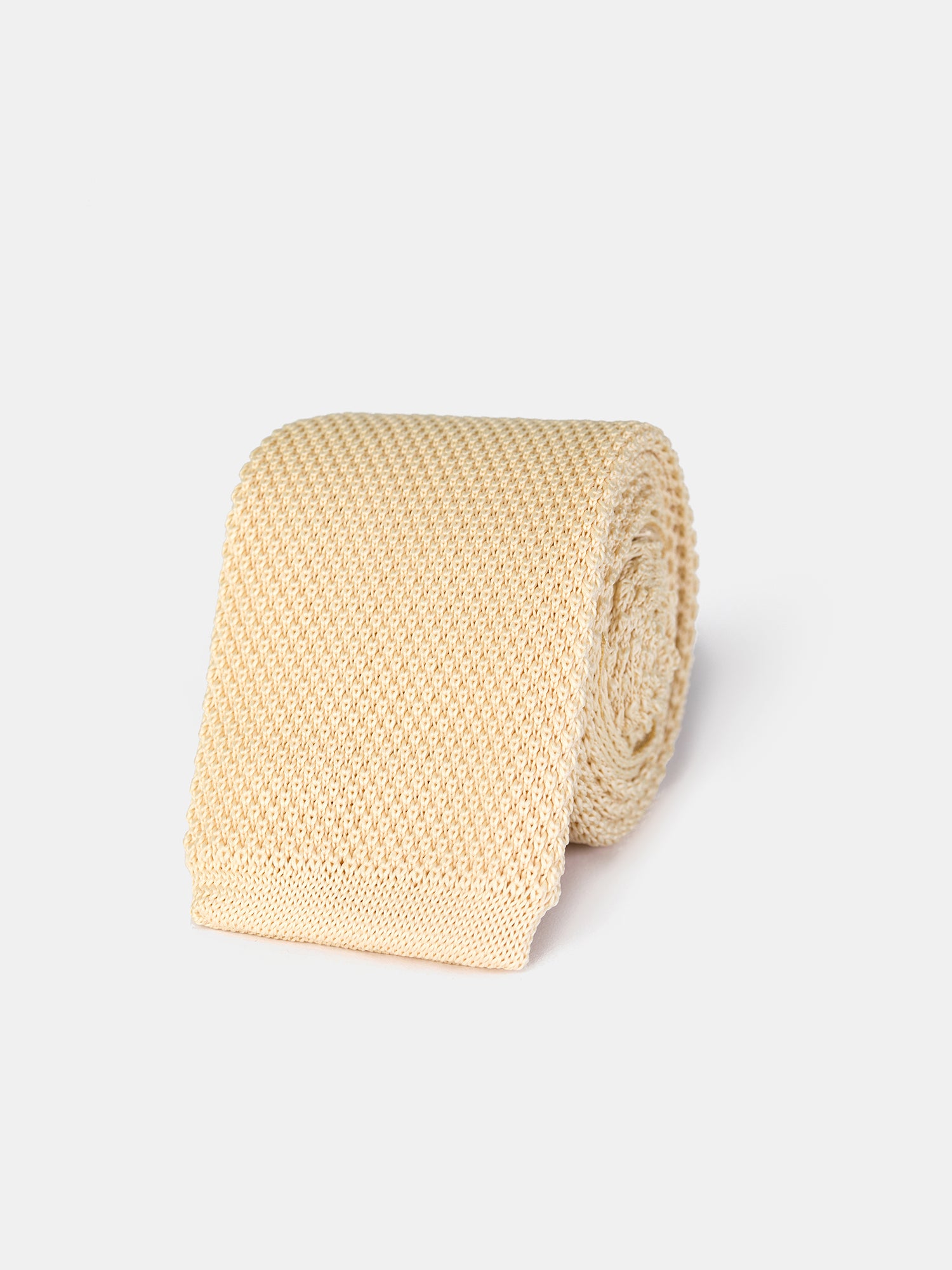 Beige Knit Tie 6cm for Beige Suits | VIOSSI