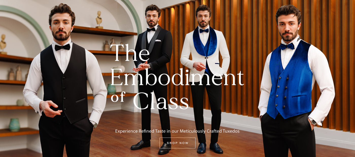 Men's Slim Fit Suits | Tuxedos and Double Breasted Suits | VIOSSI