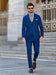 Blue Slim-Fit Suit 3-Piece