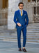 Blue Slim-Fit Suit 3-Piece