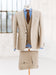 Beige Slim-Fit Suit 3-Piece