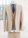 Beige Slim-Fit Suit 3-Piece